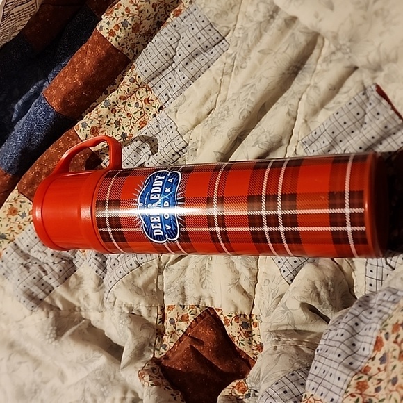 Deep Eddy | Dining | Deep Eddy Vodka Plaid Thermos | Poshmark